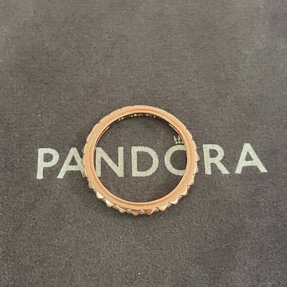 Pandora | Jewelry | Pandora Me Pyramids Ring Rose Gold Plated | Poshmark